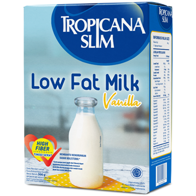 Low Fat Milk Vanilla | Tropicana Slim